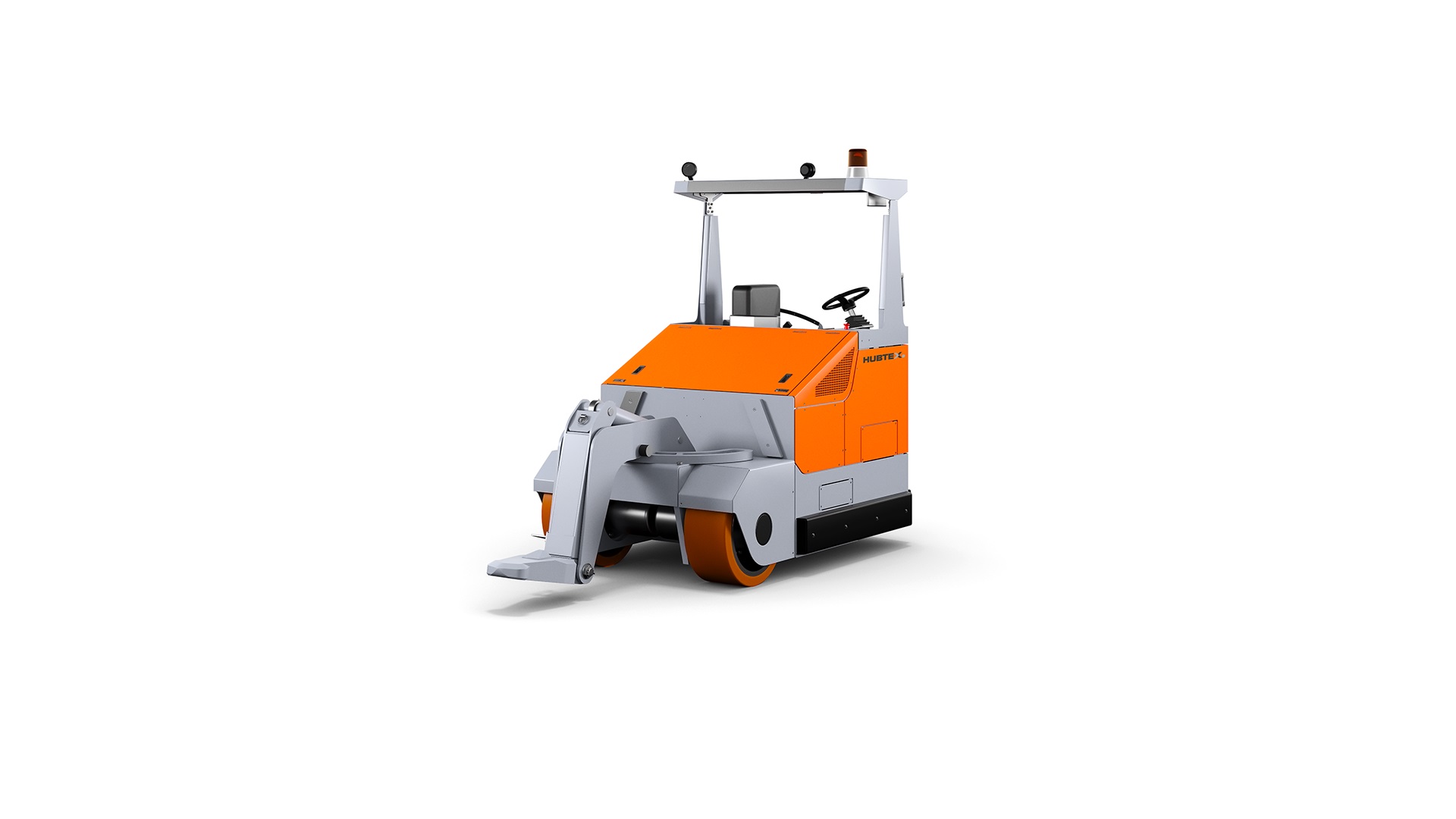 Electric towing tractor: Up to 50 t system load | HUBTEX