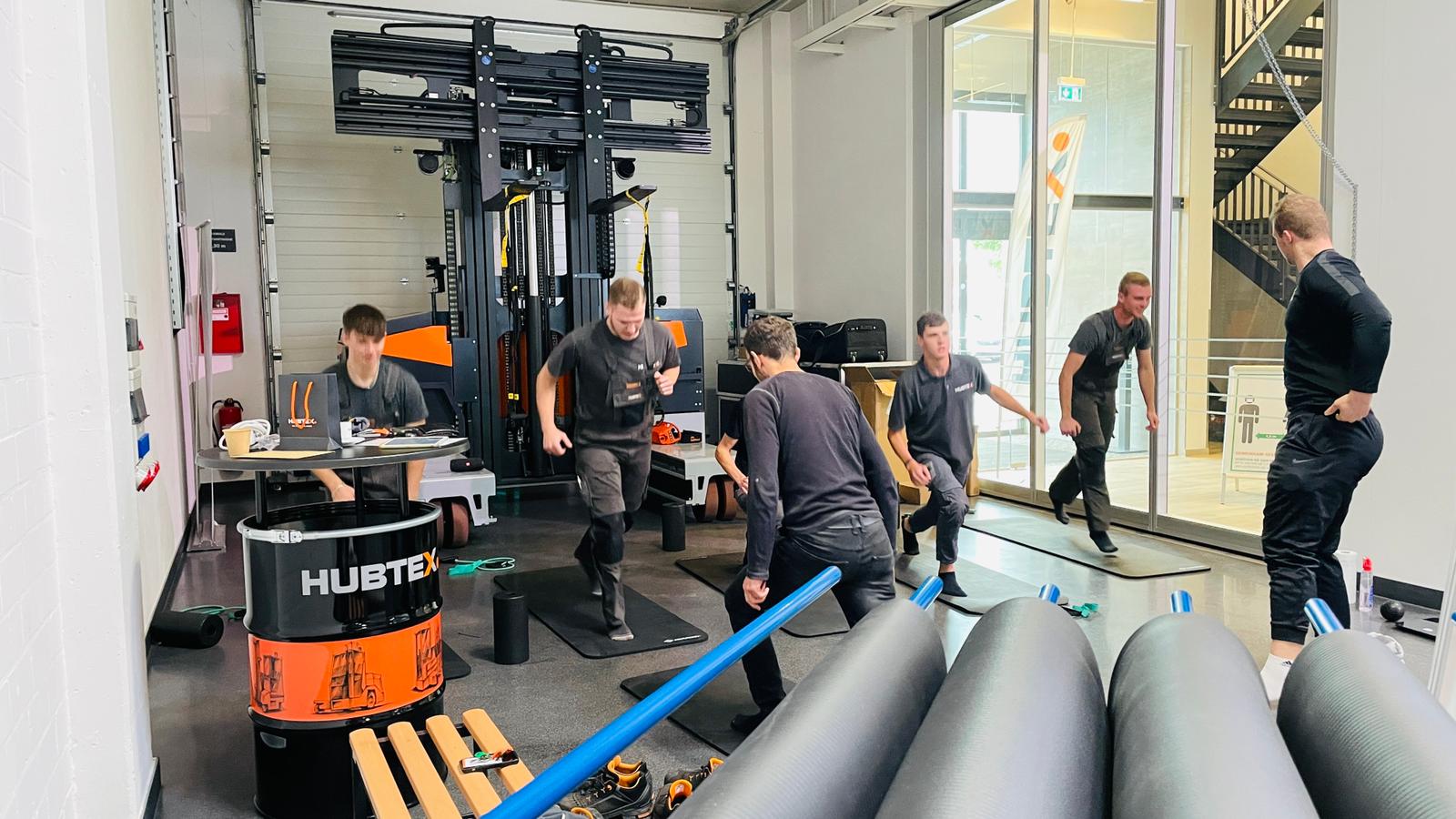 HUBTEX Gesundheitstag: Balance im Arbeitsalltag